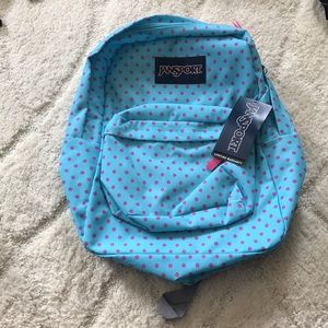Jansport | Bags | Jansport Superbreak Backpack Blue Topaz Lipstick ...